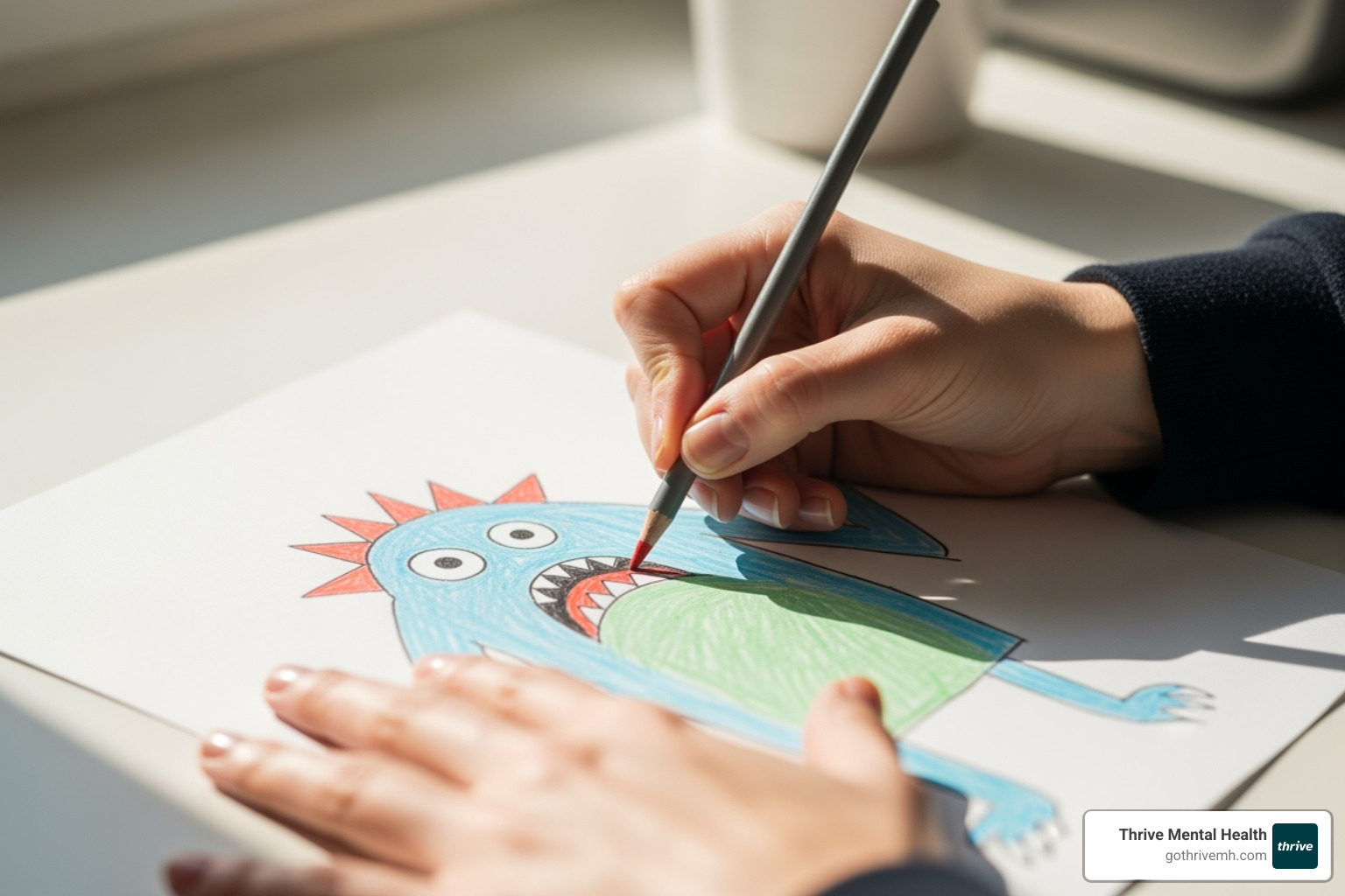 Anxiety Monster Drawing 101: Conquer Fears